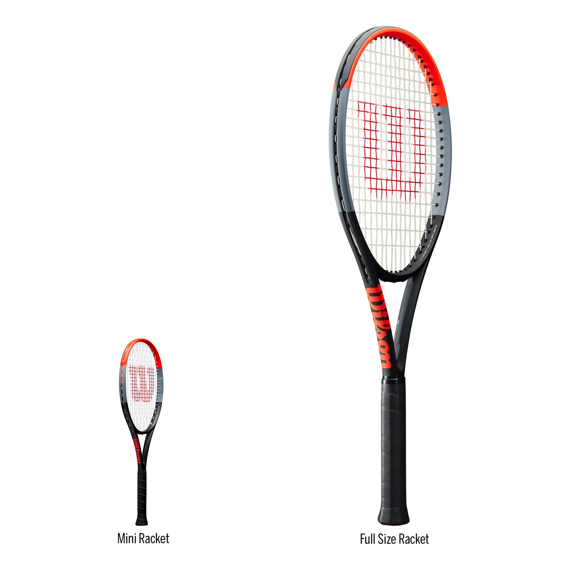 Buy Wilson Clash Mini Racket Zwart, Rood online | Tennis Point NL